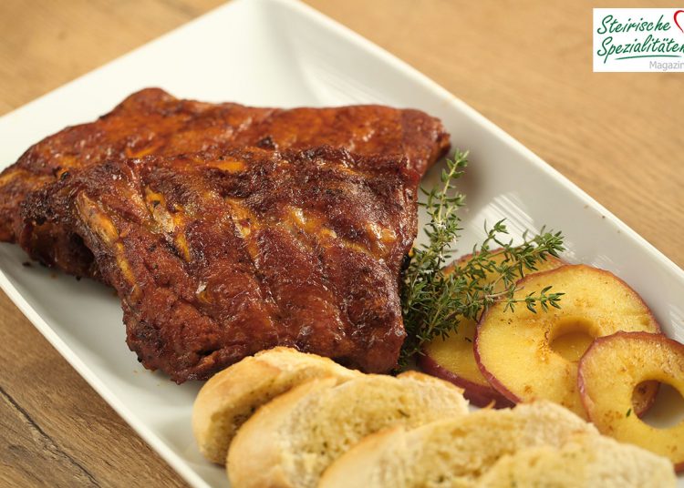 Ripperl mit köstlicher Honig-Bier-Marinade - Rezept (Spareribs)