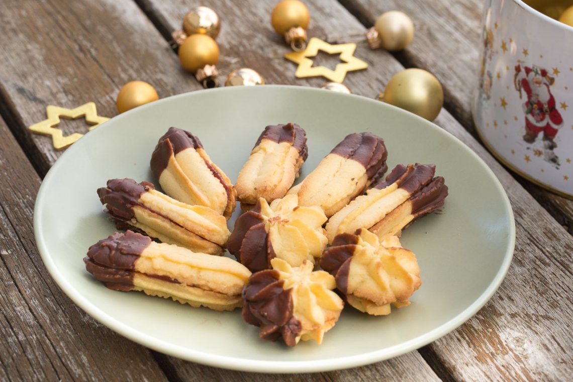 Spritzgebäck Rezept - diese Kekse zergehen auf der Zunge!