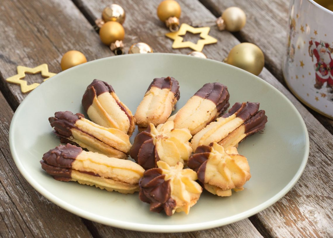 Spritzgebäck Rezept - diese Kekse zergehen auf der Zunge!