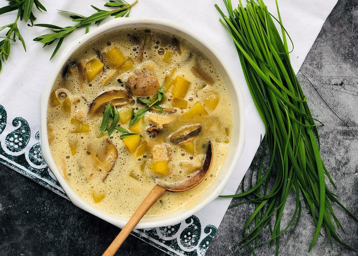 Rahmfisolen mit Dille & Heurige Erdäpfel » Das Rezept